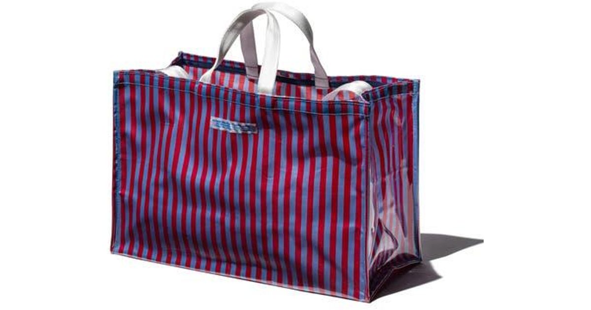 Puebco Covered School Tie Fabric Market Bag in Purple | Lyst