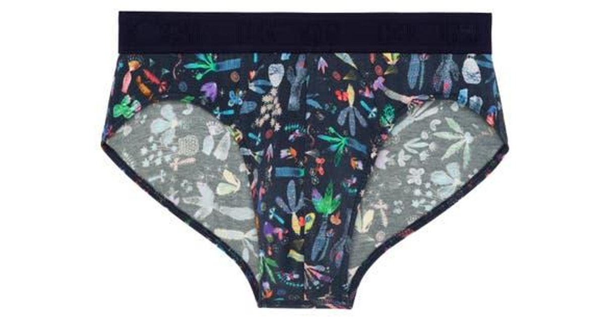 Hom Cactée Mini Briefs in Blue for Men | Lyst