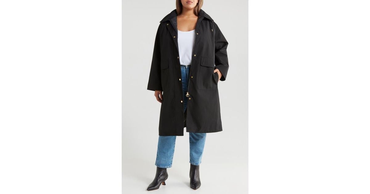 Barbour Francis Waterproof Insulated Raincoat With Detachable Hood in ...