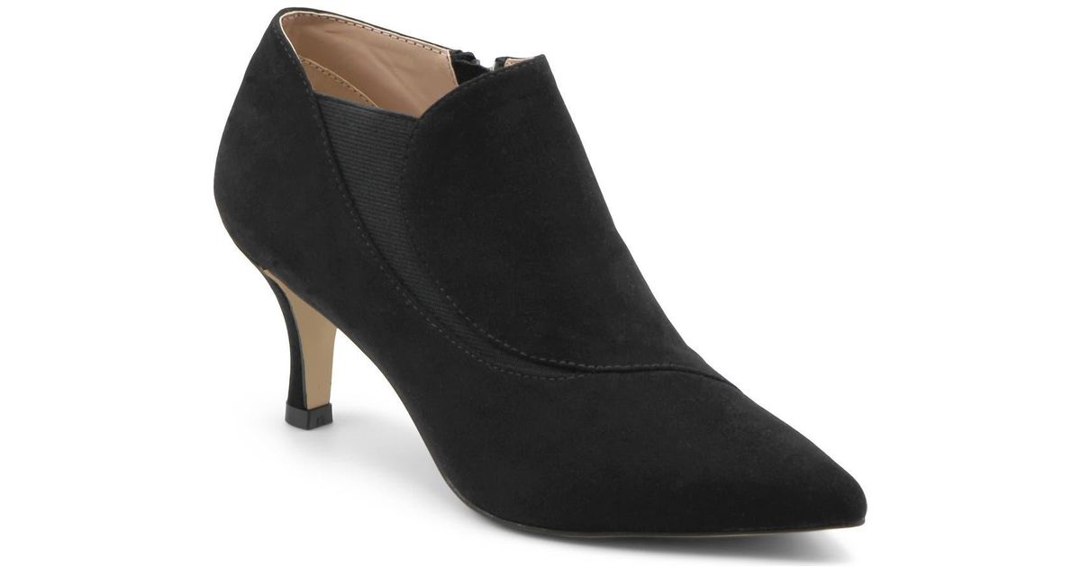 Charles David Amelia Ankle Bootie in Black | Lyst