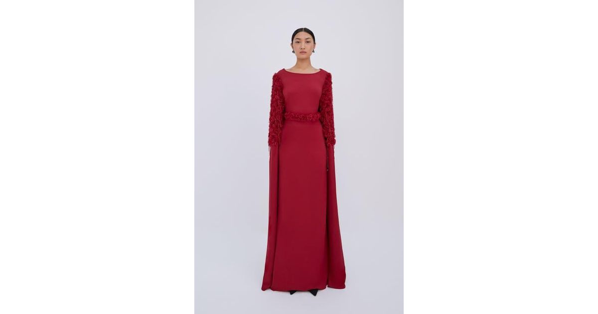 Raishma Louisa Gown in Red | Lyst