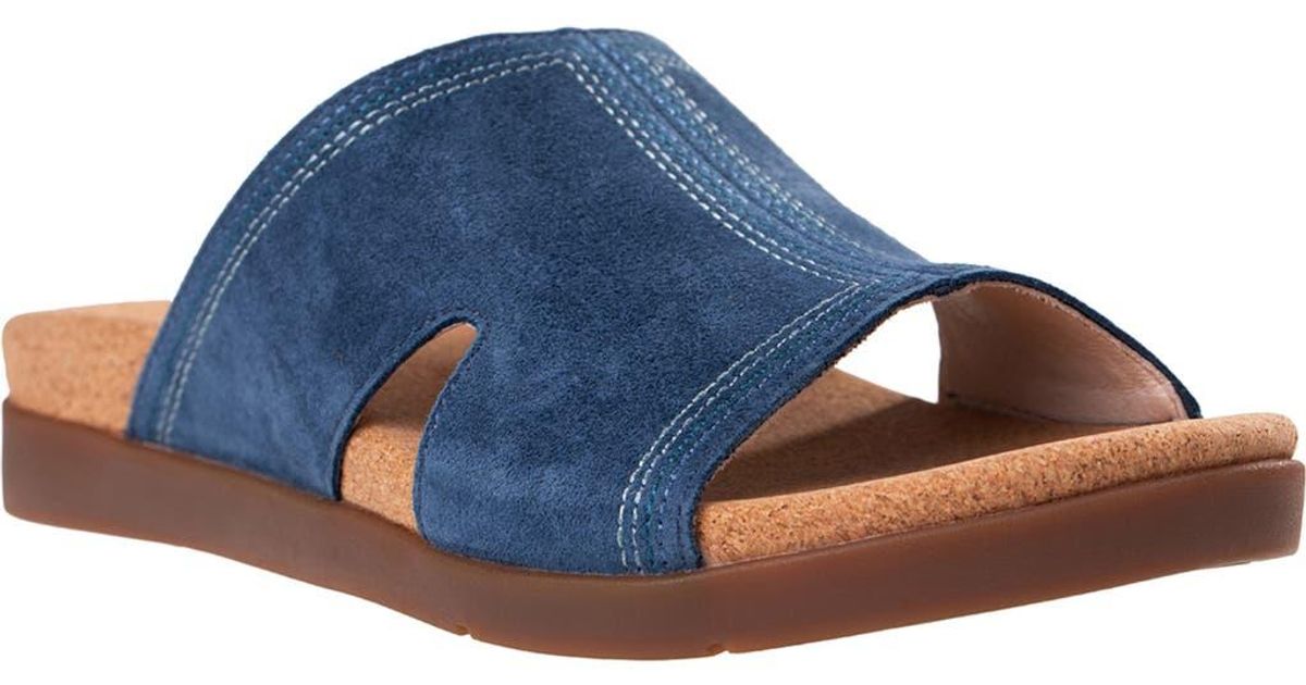 Revitalign Palmetto Slide Sandal in Blue | Lyst