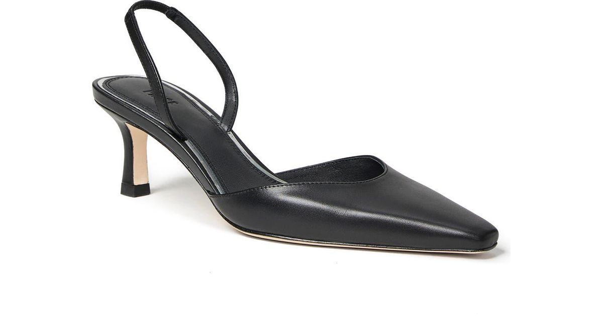 PAIGE Wren Slingback Pump in Black | Lyst