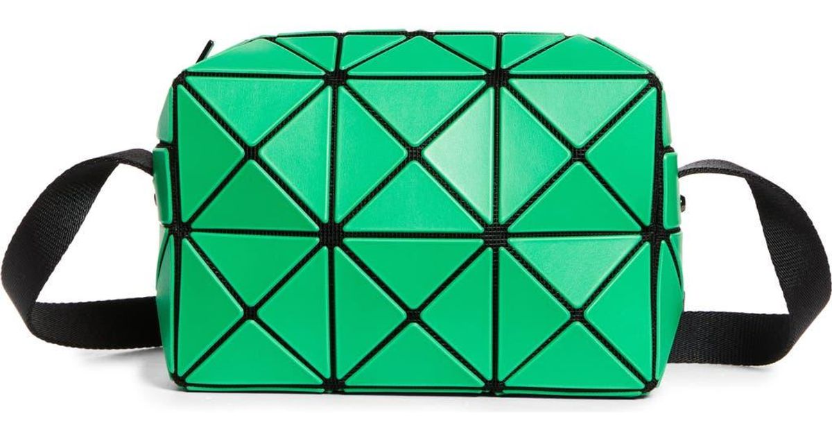Issey Miyake Cuboid Crossbody Bag in Green | Lyst