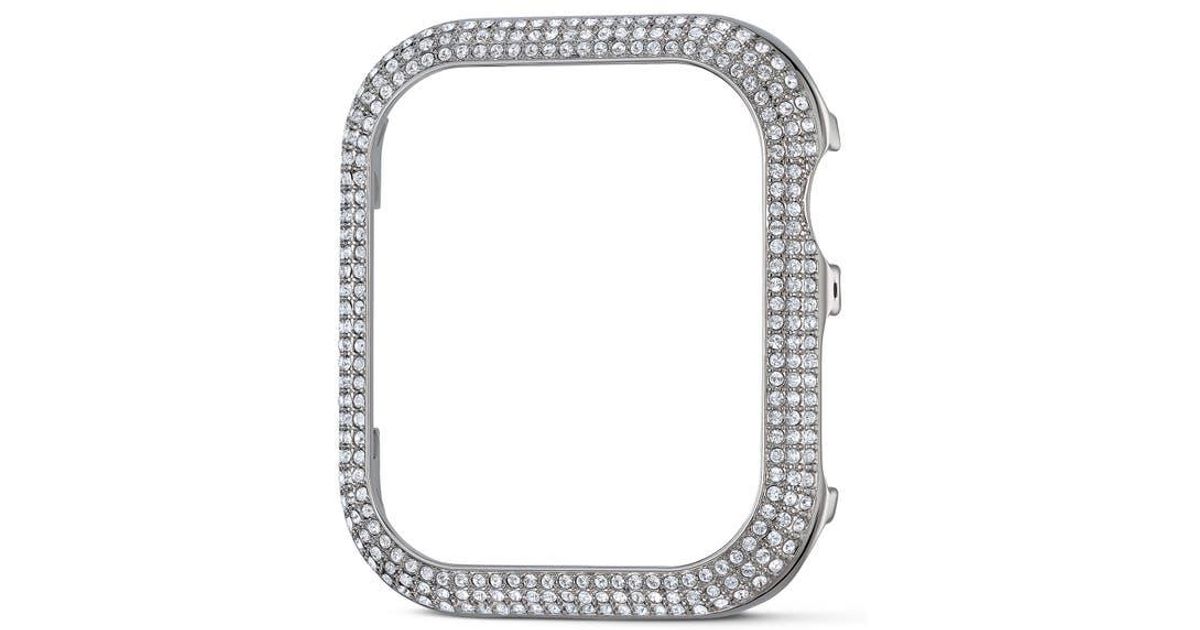 Swarovski Pavé 40Mm Apple Watch Case Attachment in White | Lyst