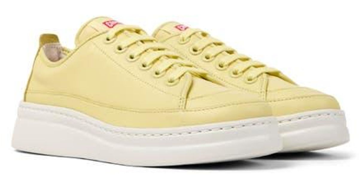 Camper Runner Up Platform Sneaker in Yellow | Lyst