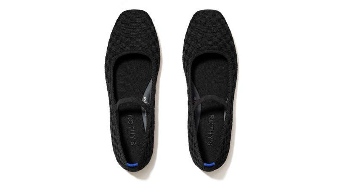 Rothy's The Max Square Mary Jane in Black | Lyst