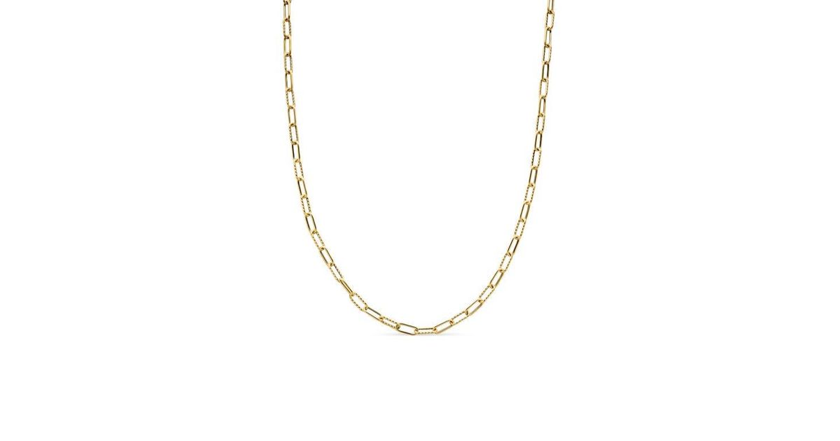 David Yurman Dy Madison Chain Necklace in Metallic | Lyst