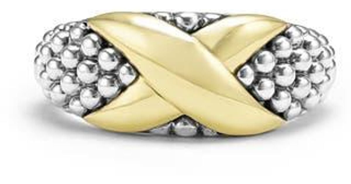 Lagos Embrace Ring in Metallic | Lyst