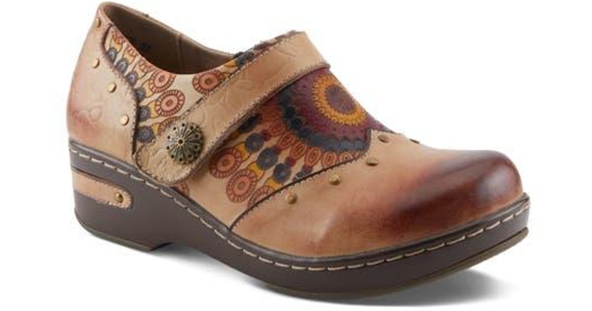 Spring Step Shaded Clog in Brown | Lyst
