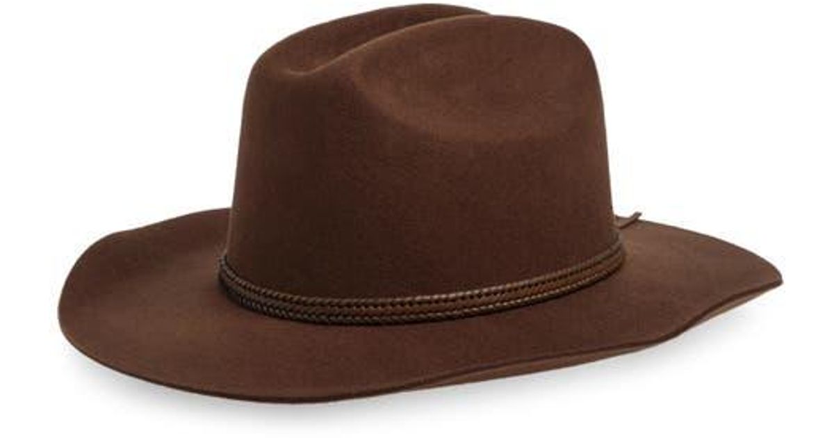 Lack of Color The Outback Wool Rancher Hat in Brown | Lyst