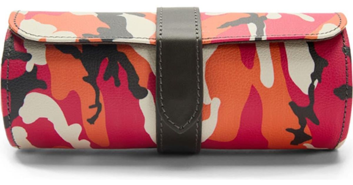 Wolf Elements Triple Watch Roll With Capsule in Red | Lyst