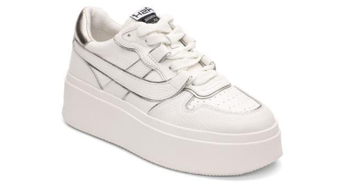 Ash Match Bis Platform Sneaker in White | Lyst