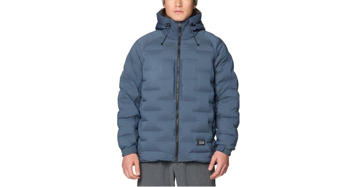 Mountain Hardwear Stretchdown 700 Fill Power Down Parka in Blue for Men ...
