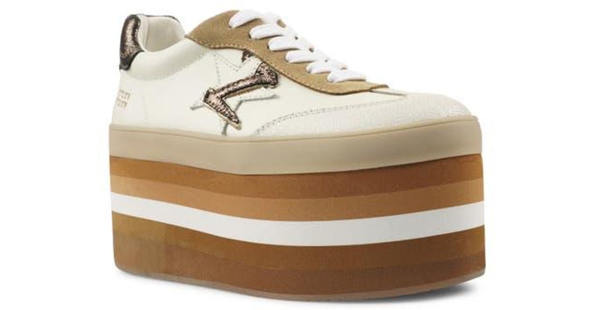 Zigi Breelynn Platform Sneaker in Natural | Lyst