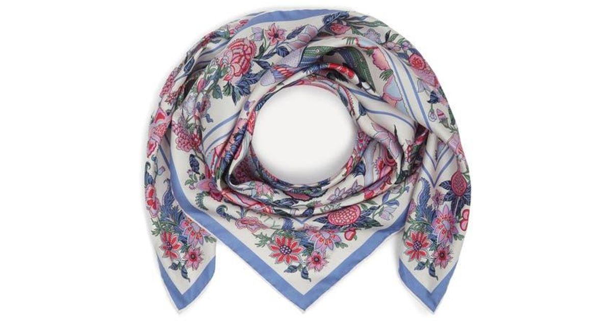 Liberty Tree Of Life Silk Square Scarf | Lyst
