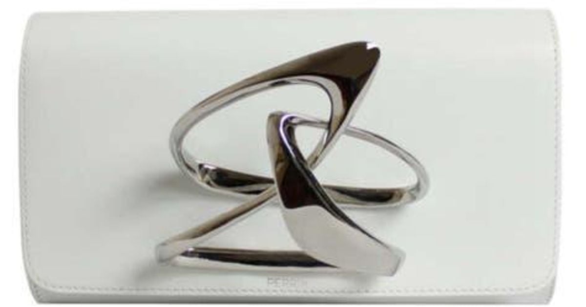 PERRIN Paris Zaha Hadid Loop Clutch in Black | Lyst