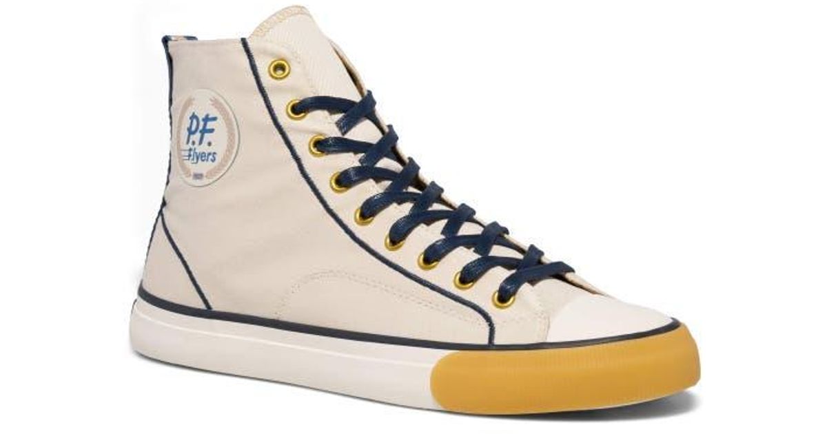 PF Flyers All-American Clubhouse High-Top Sneaker in Blue | Lyst