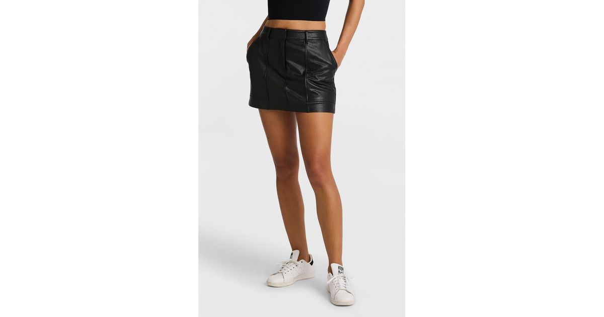 Commando Faux Leather Skirt in Black | Lyst