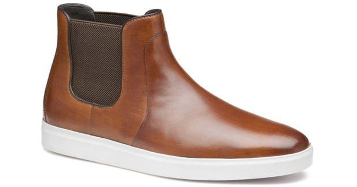 Johnston & Murphy Brody Chelsea Boot in Brown for Men | Lyst