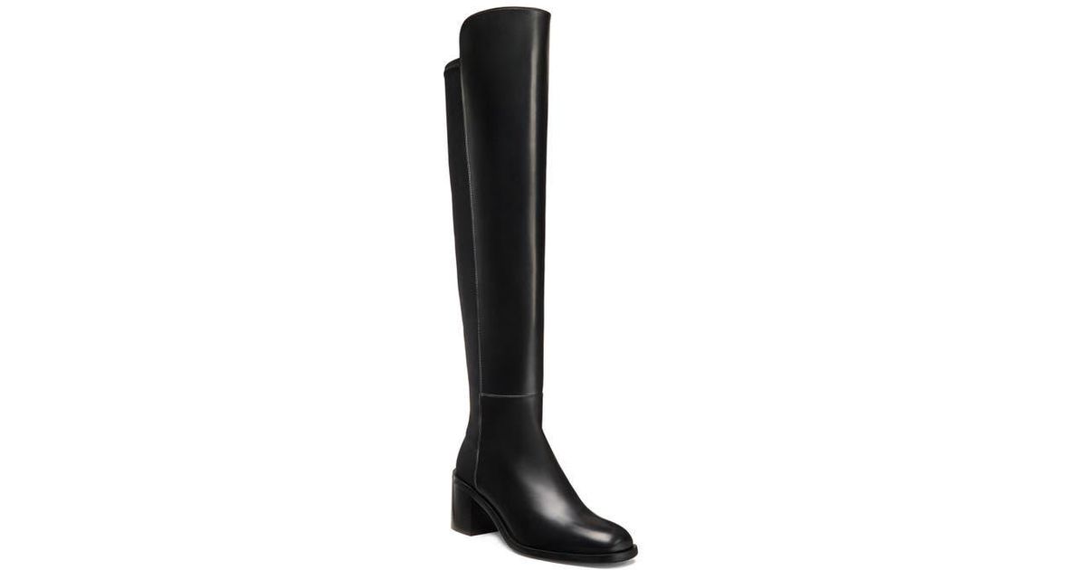 Stuart Weitzman 5050 Finn Boot in Black | Lyst