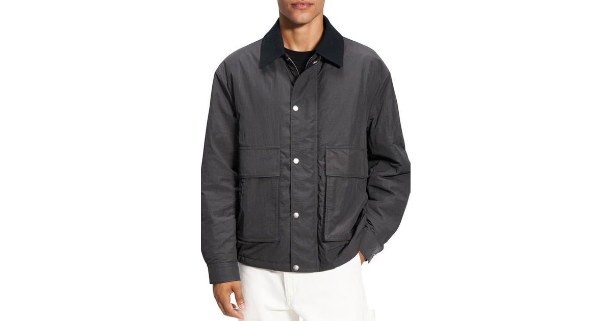 Theory Utility Blouson Jacket in Black for Men | Lyst