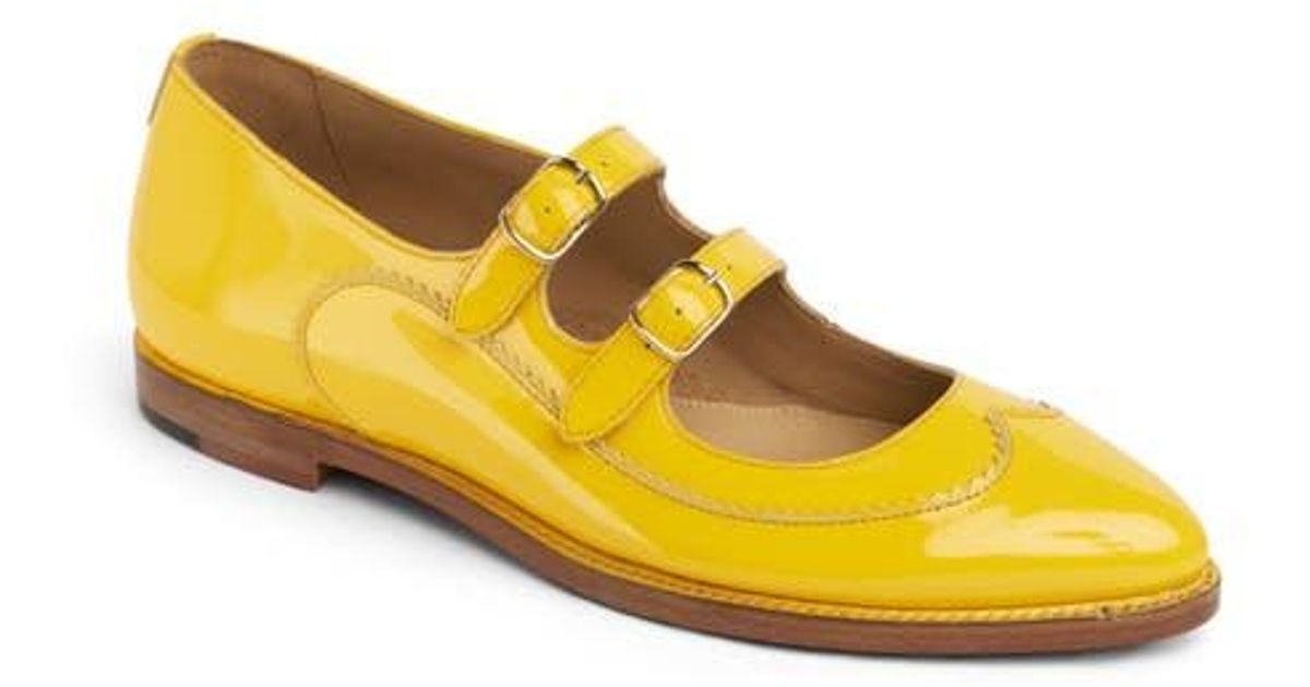 The Office Of Angela Scott Miss Margo Wingtip Mary Jane in Yellow | Lyst