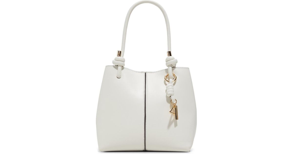 ALDO Evie Lilyy X Faux Leather Satchel in White | Lyst
