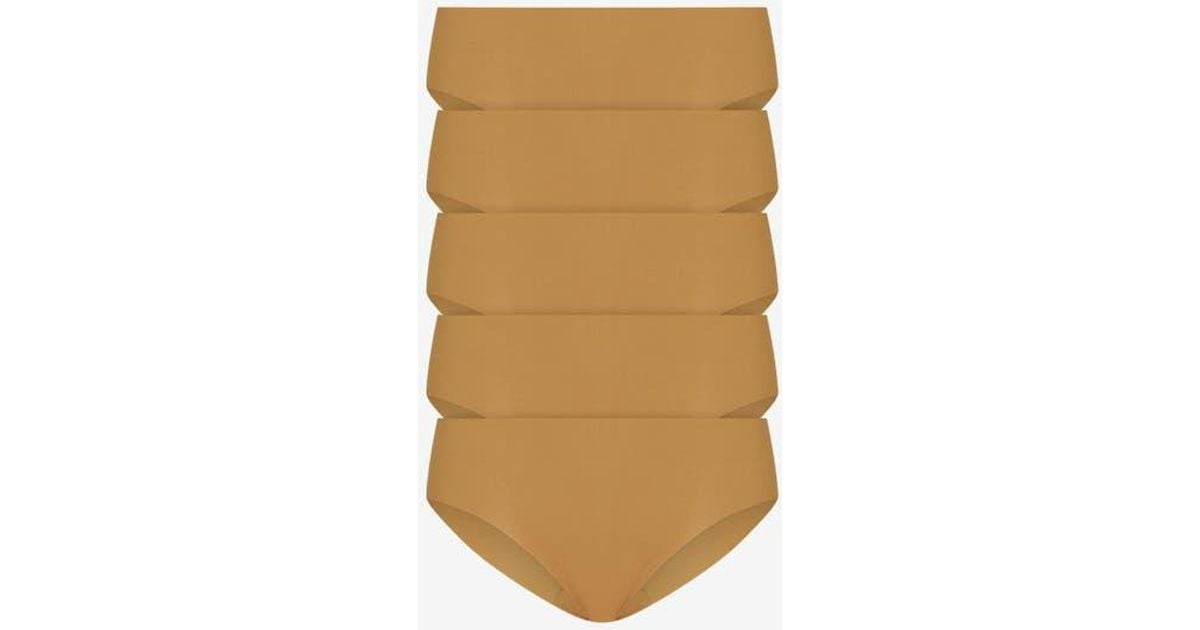 Commando Classic Solid Bikini 5-Pack in Natural | Lyst