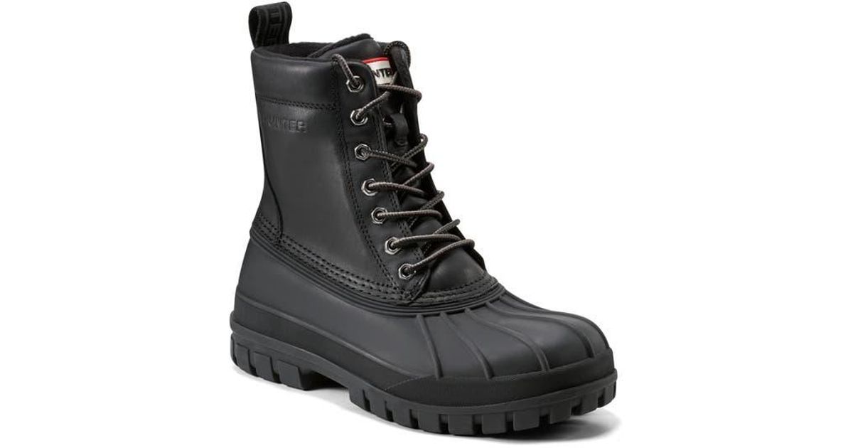 HUNTER Southall Waterproof Insulated Boot in Black for Men | Lyst