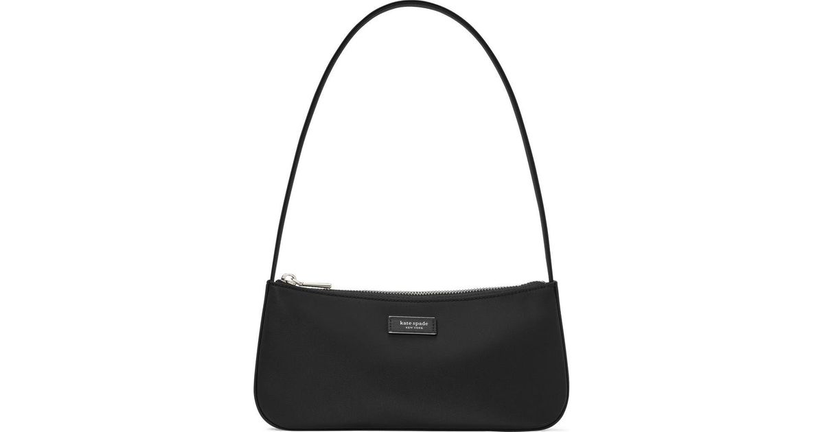 Kate Spade Sam Nylon Shoulder Bag in Black | Lyst
