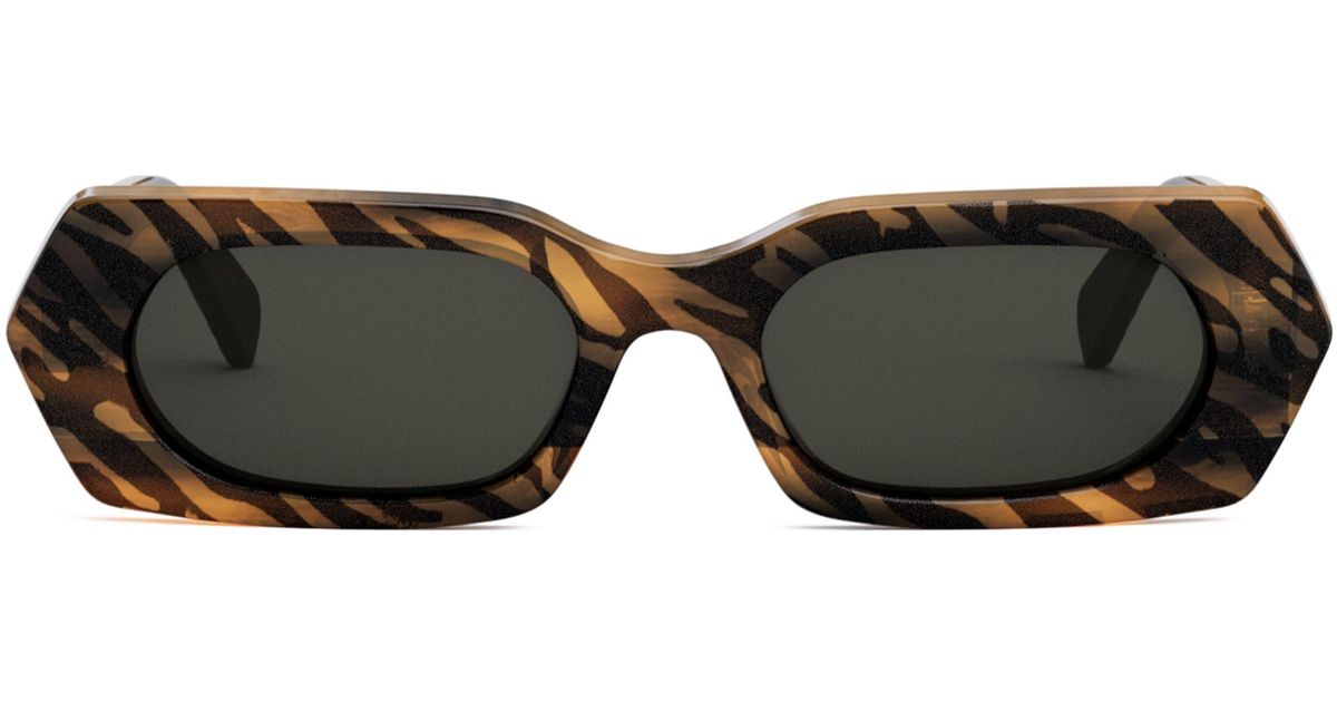 Celine Bold 3 Dots 51mm Rectangular Sunglasses In Black Lyst