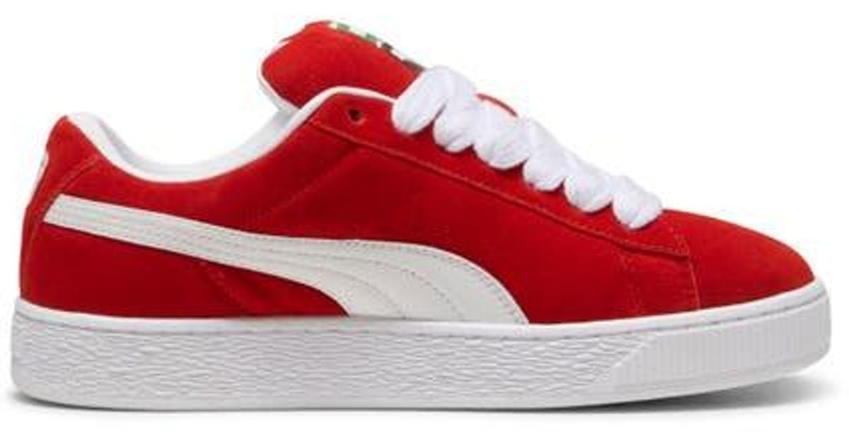 PUMA Suede Xl Sneaker in Red | Lyst
