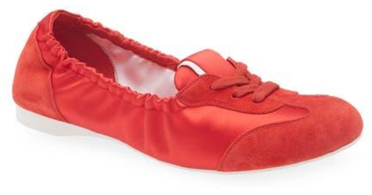 Jeffrey Campbell Stepper Flat in Red | Lyst