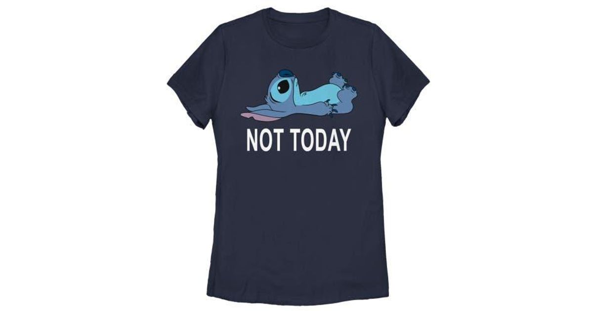 Lilo Et Stitch Not Today Graphic T-Shirt in Blue | Lyst