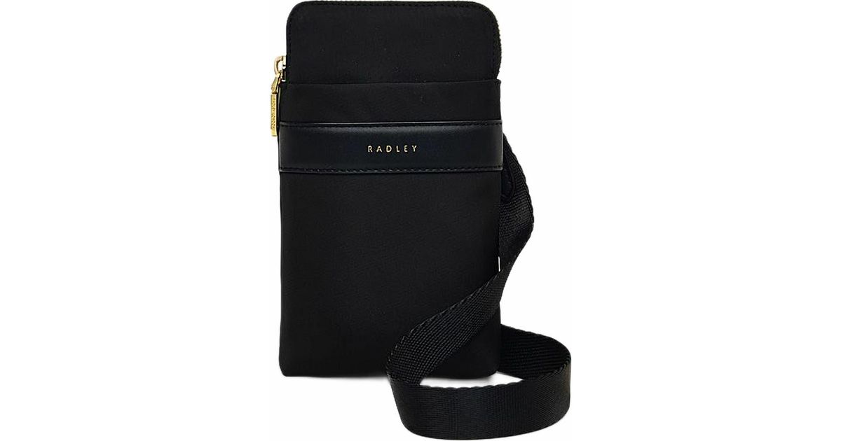 Radley Holland Park Zip Around Phone Crossbody Bag in Black | Lyst