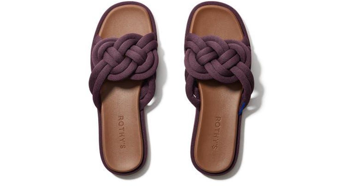 Rothy's The Summer Sandal in Purple | Lyst
