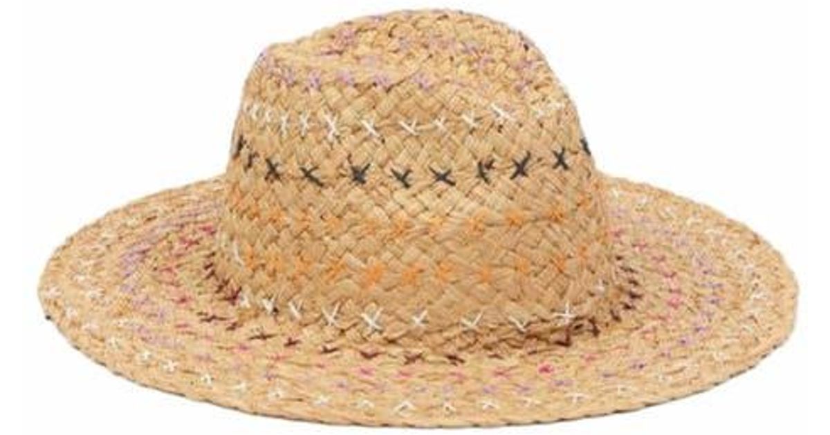 Hat Attack Josie Stitch Hat in White | Lyst