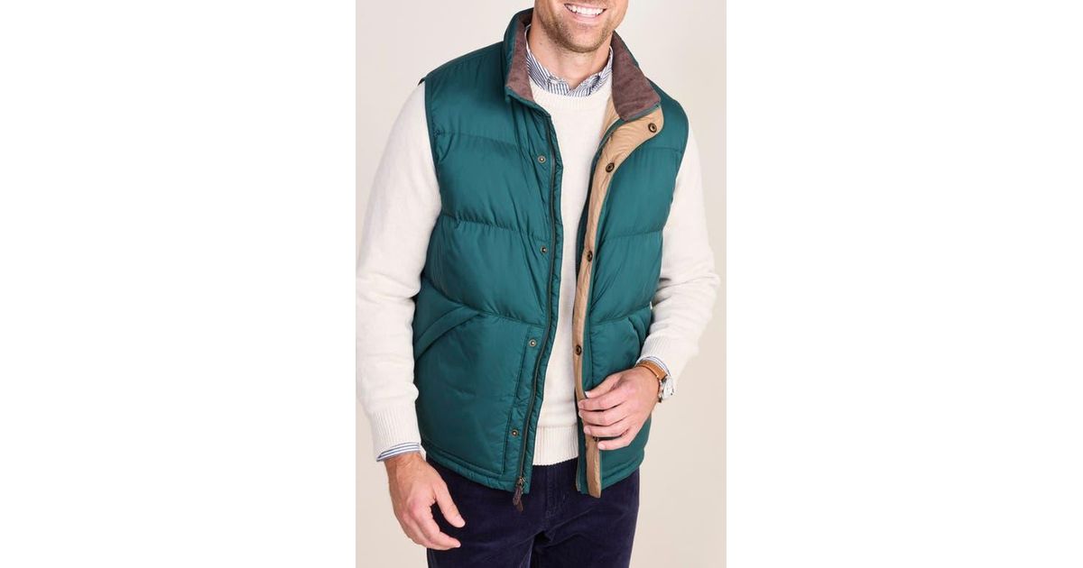 Vineyard Vines Heritage Packable Primaloft Thermoplume Puffer Vest in ...
