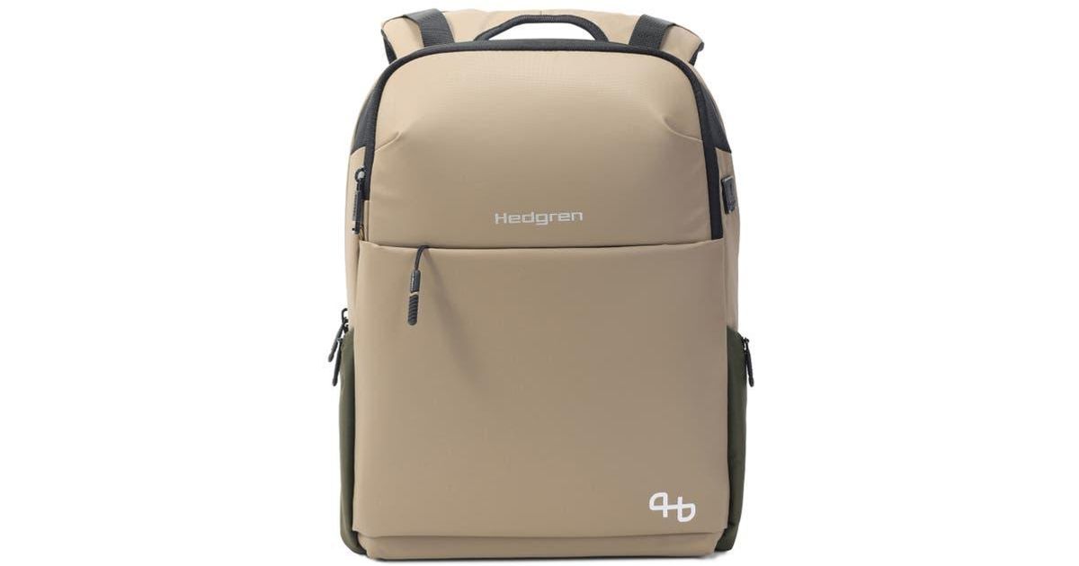 Hedgren Tram Laptop Backpack in Natural for Men | Lyst