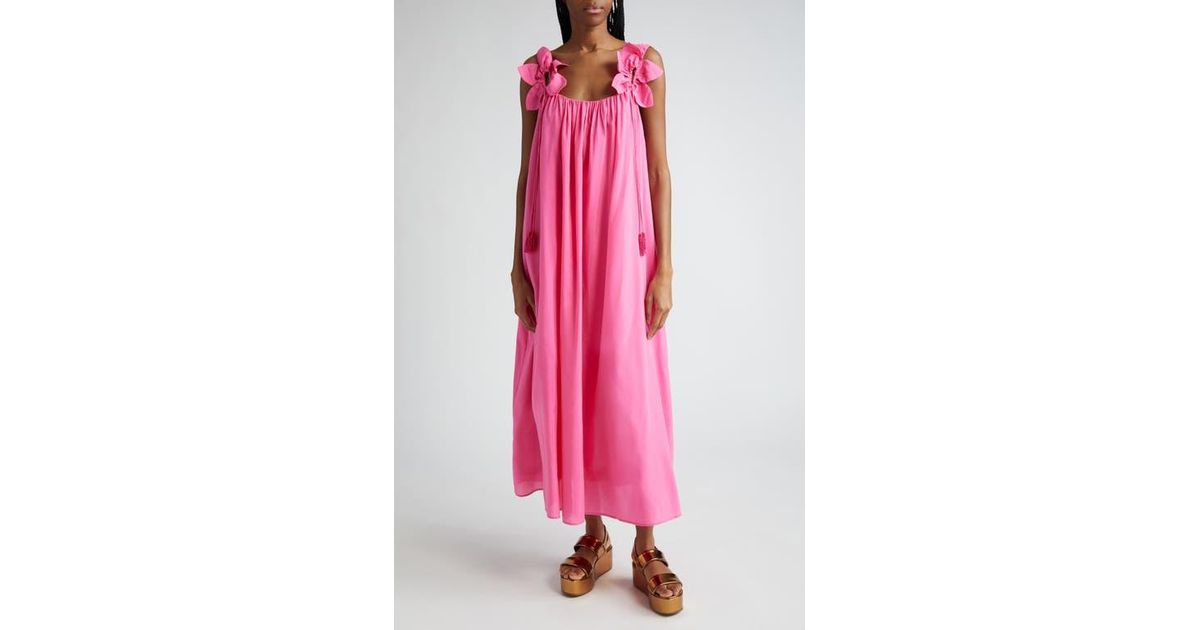 FARM Rio Floral Maxi Dress in Pink | Lyst