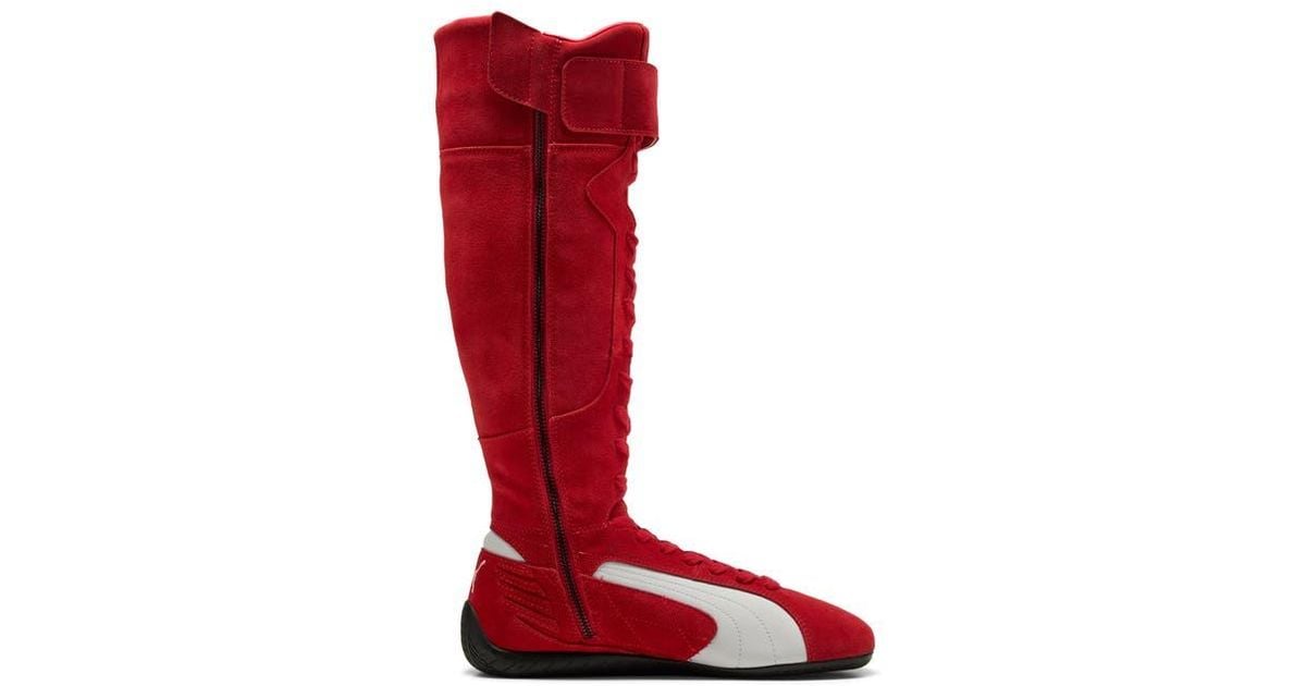 PUMA Speedcat Sneaker Boot in Red | Lyst