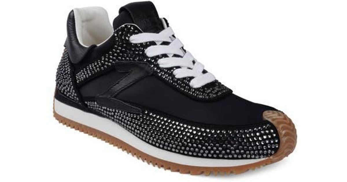 Zigi Freya Rhinestone Sneaker in Black | Lyst