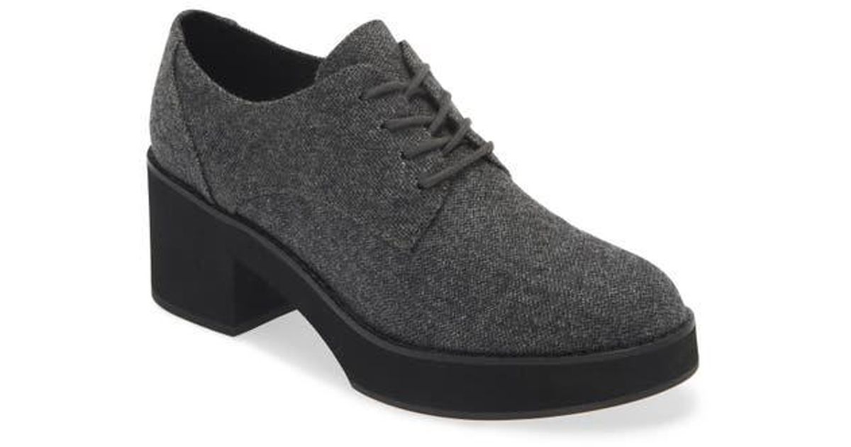Eileen Fisher Judd Derby in Black | Lyst