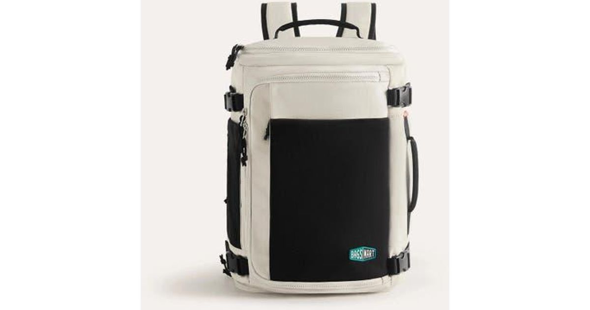 Bagsmart Blast Mesh Carry On Expandable Travel Backpack in Black | Lyst