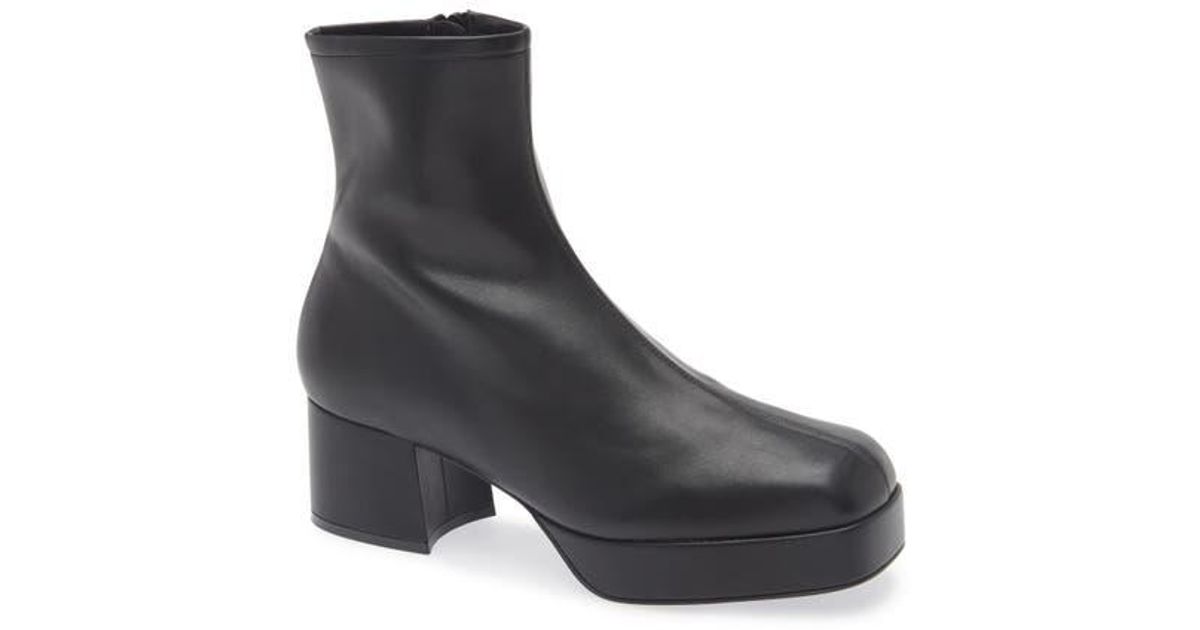 Jeffrey Campbell Capacity Platform Bootie in Gray | Lyst
