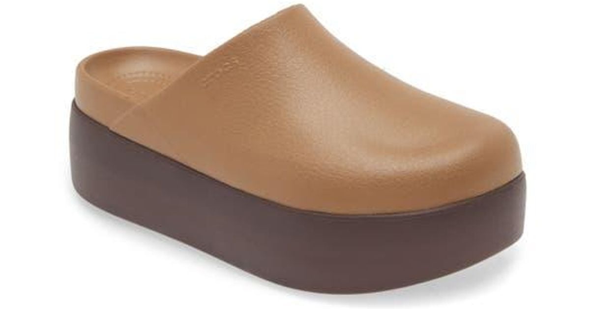 Crocs™ Dylan Platform Clog in Brown | Lyst