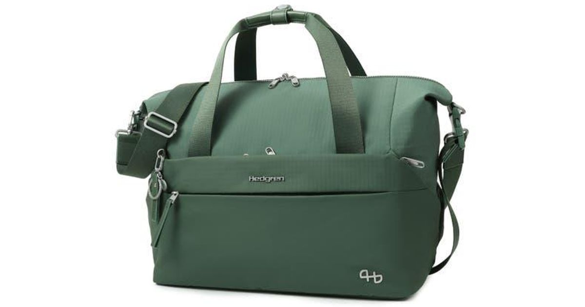 Hedgren Ryoko Rfid Duffle Bag in Green | Lyst