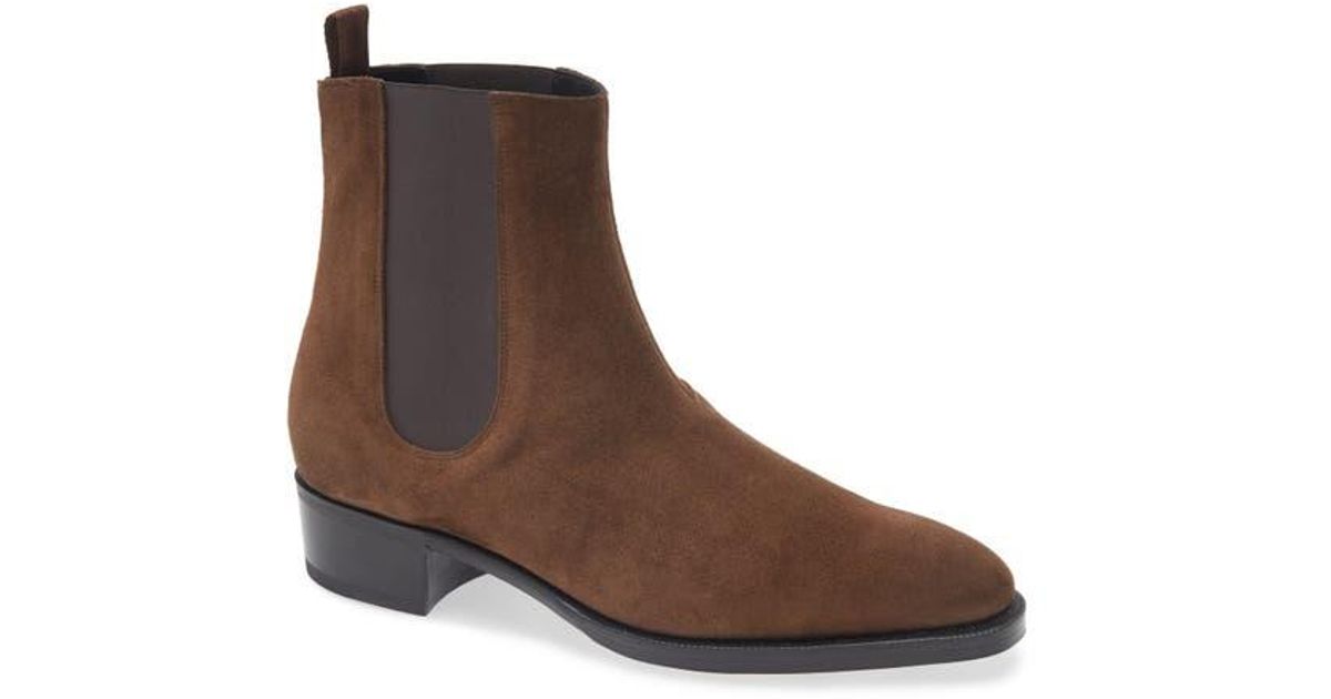 John Lobb Eddi Chelsea Boot in Brown for Men | Lyst