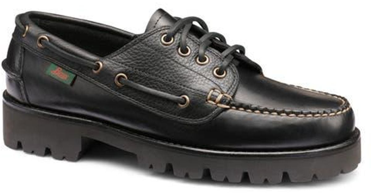 G.H. Bass & Co. Ranger Camp Moc Toe Super Lug Loafer in Black for Men ...